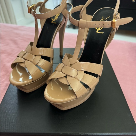 Yves Saint Laurent | Shoes | Yves Saint Laurent Womens Tribute Tan ...